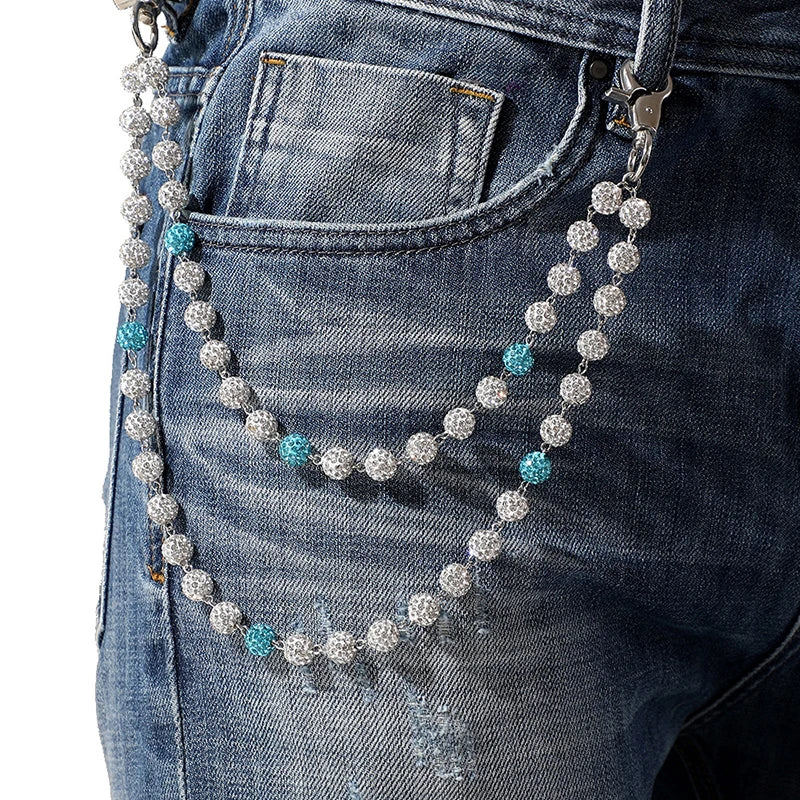 Diamond Ball Wallet Chain – Fluenced